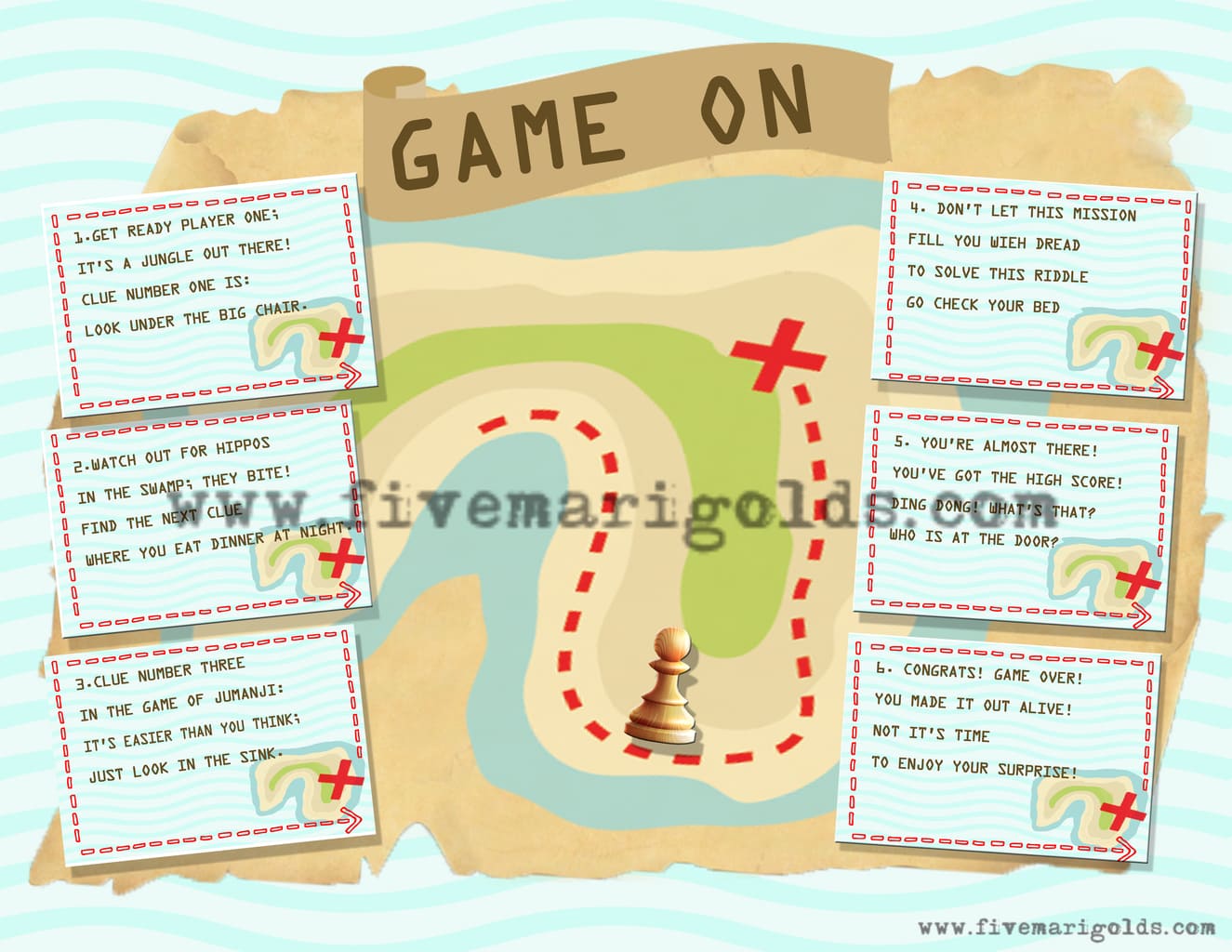 Jungle Scavenger Hunt Printable Five Marigolds Jungle Scavenger Hunt Printable Five Marigolds