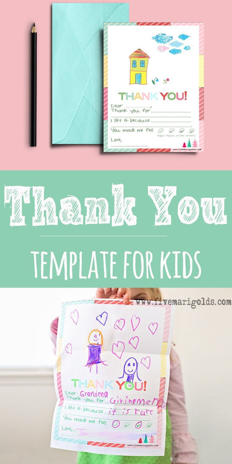 Sheenaowens Thank You Letter Template For Kids