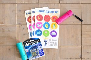 Flashlight Scavenger Hunt - Five Marigolds